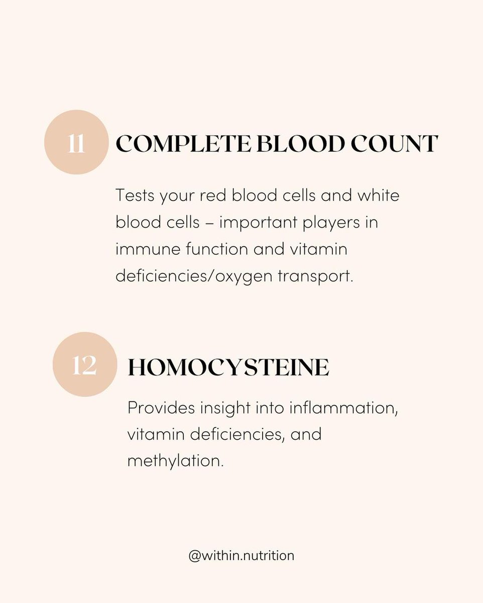 12 Blood Tests You Should Get Annually. (& what they mean) https://t.co ...
