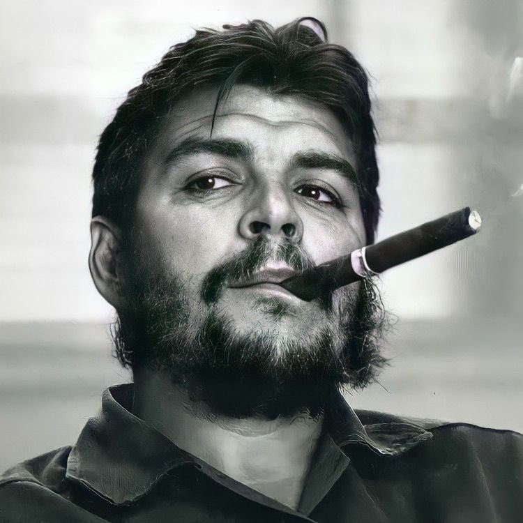 Here is Che Guevara, he fought in the Cuban Revolution. He remained on ...