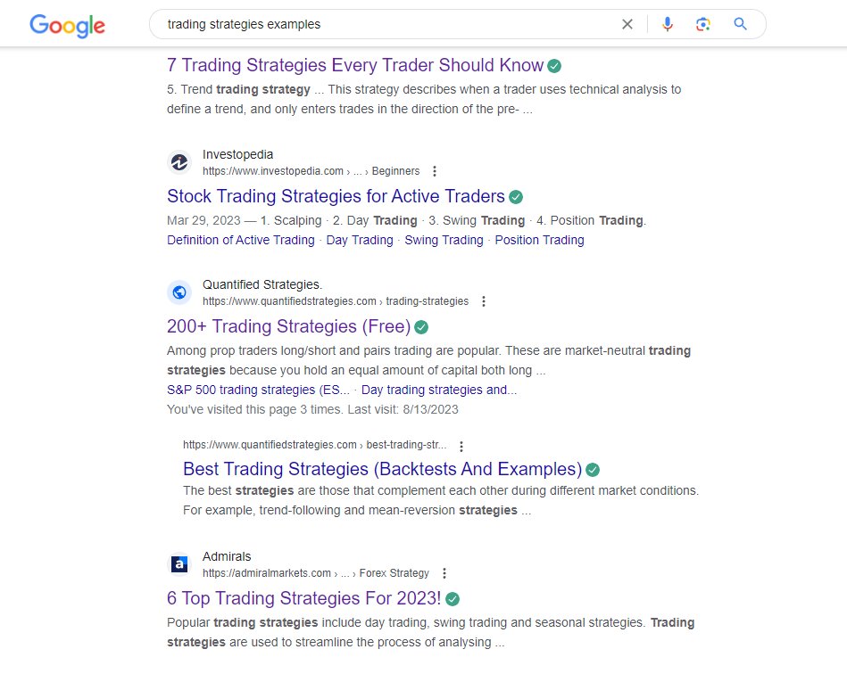 I'm sharing a simple backtest of trading strategies I find online for ...