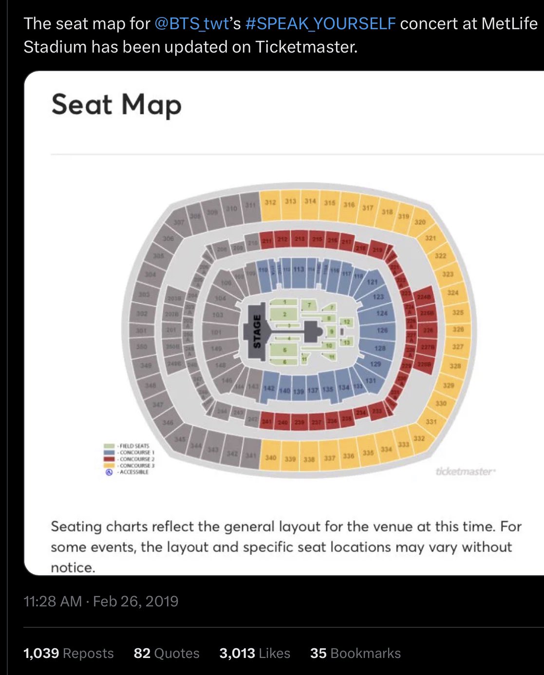 Metlife Stadium Seating Chart