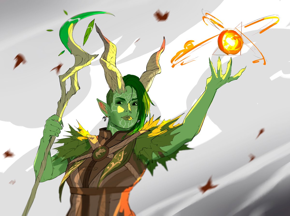 「Flaming Sphere」|🌛I Simp The Night🌜のイラスト