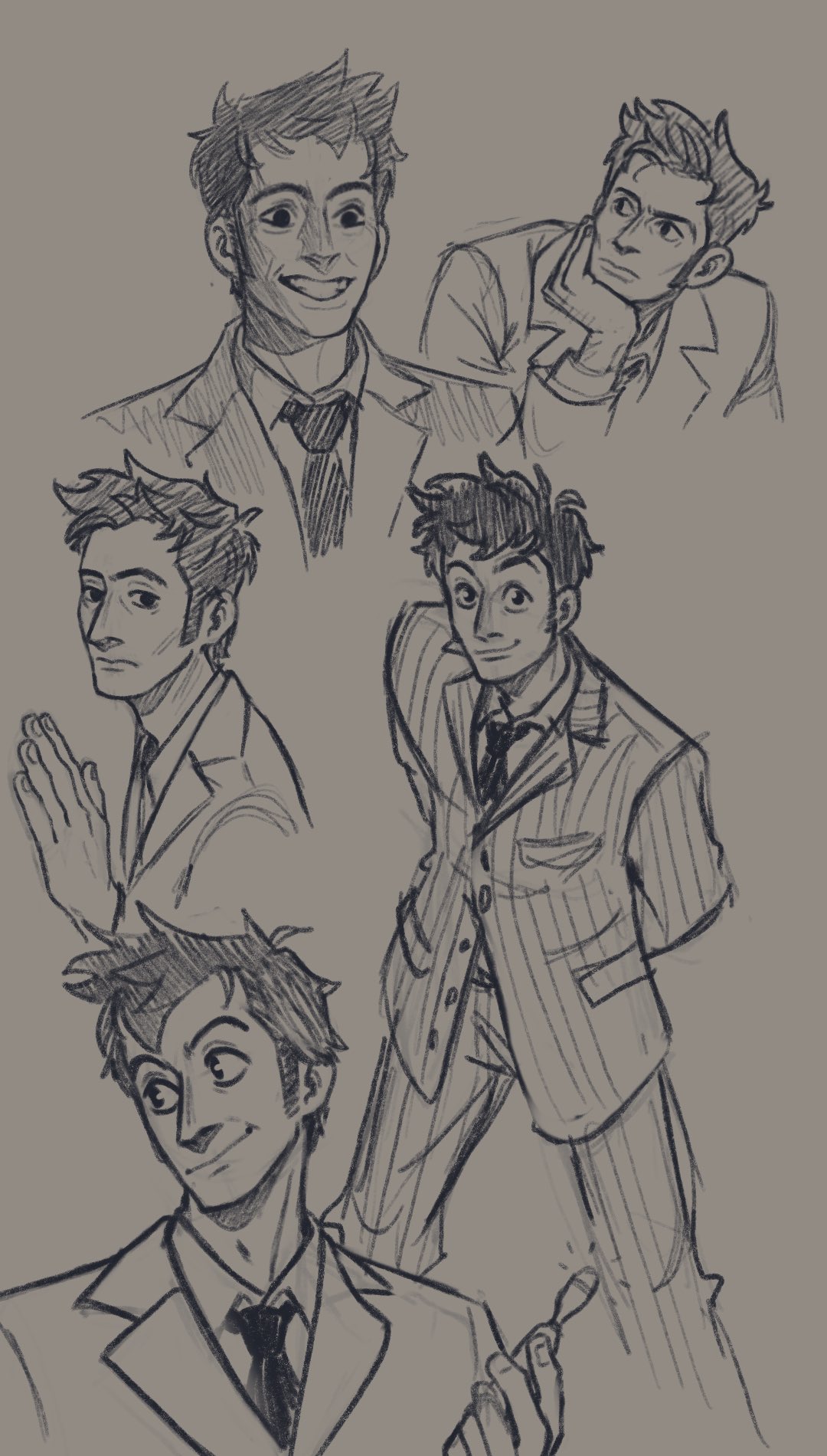 10th Doctor Who Drawing