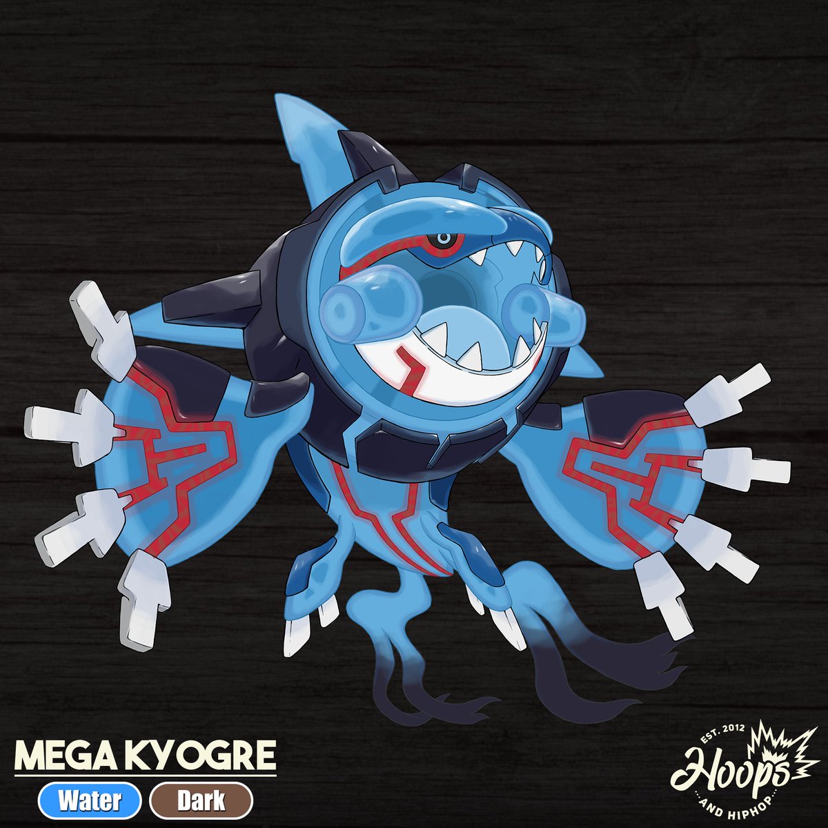 Pokemon Kyogre Mega Evolution