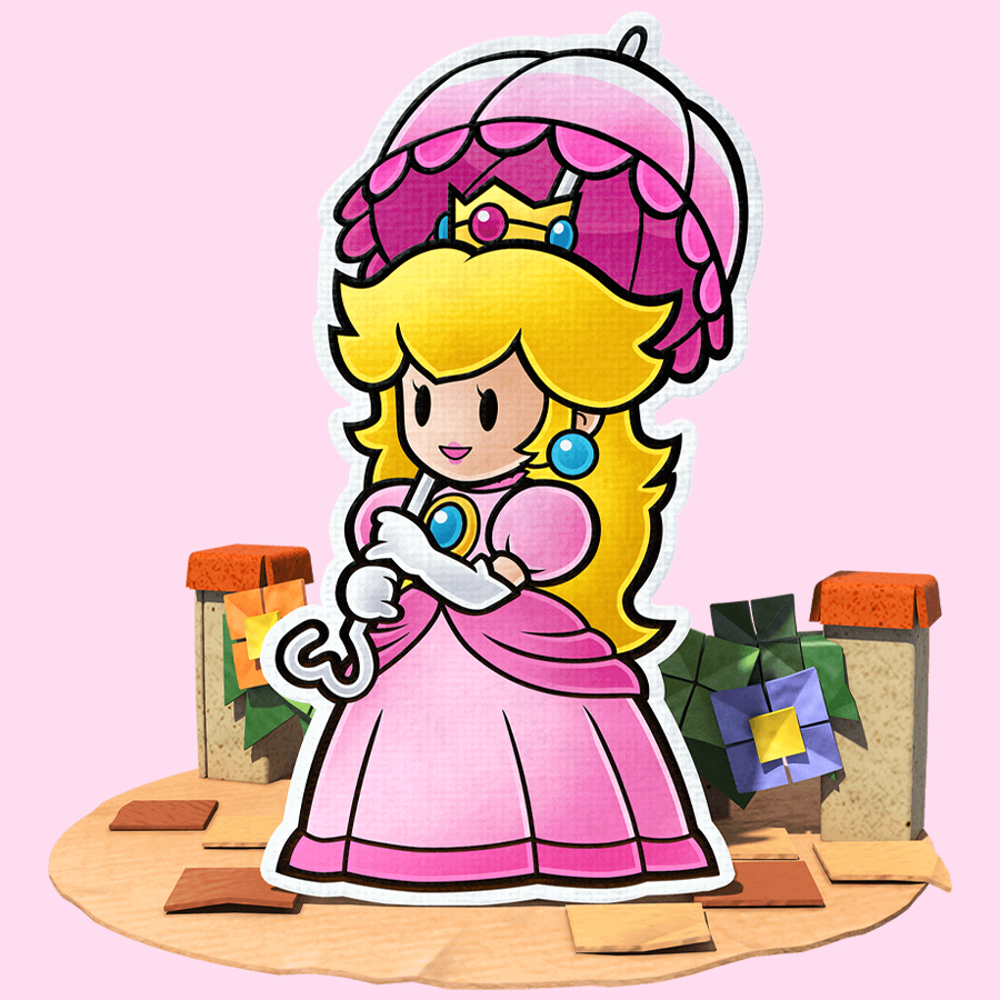 Paper Mario Princess Peach