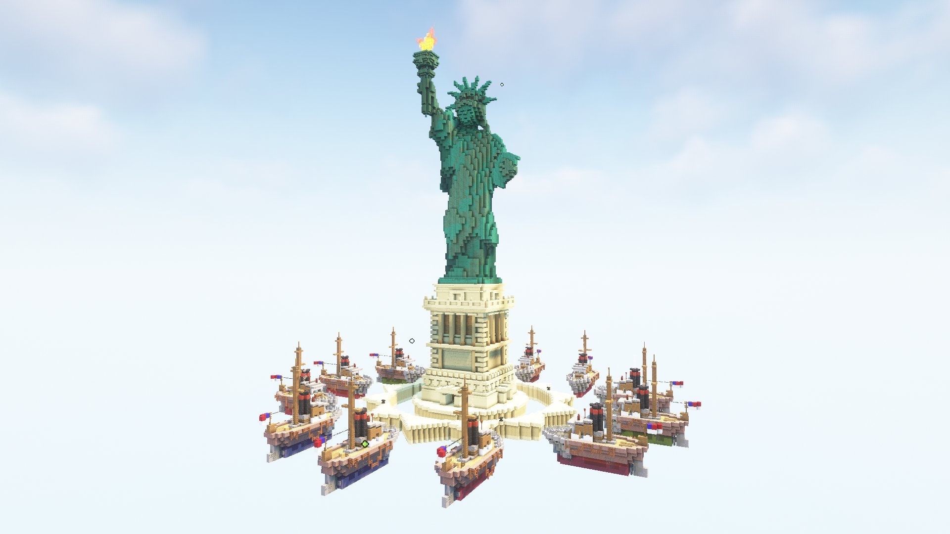 Statue Of Liberty Minecraft Blueprints