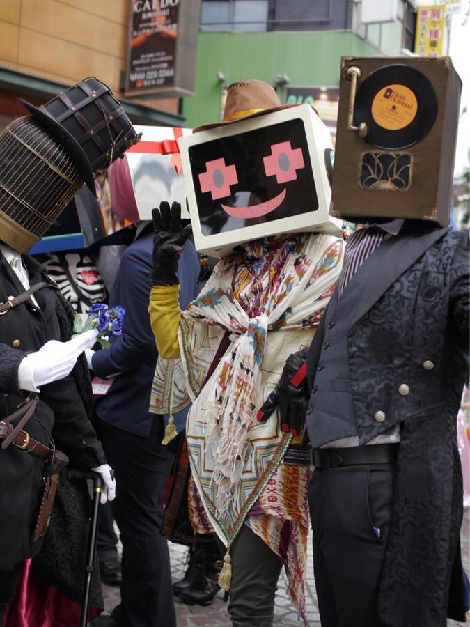 Object Head Cosplay