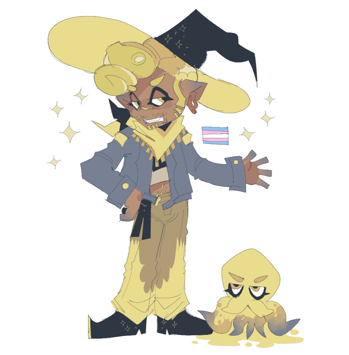 「wanted to try designing a Octoling OC.. 」|Bunny BoyGirlのイラスト