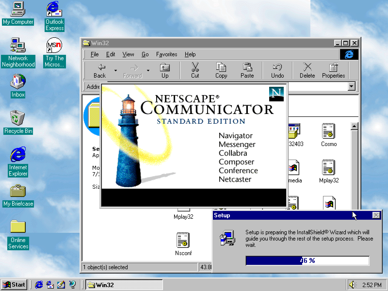Minimalist Windows 95 Wallpaper