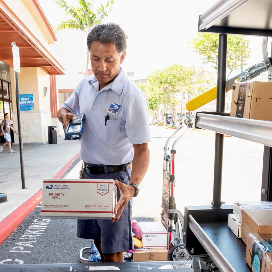 Usps Delivery Man