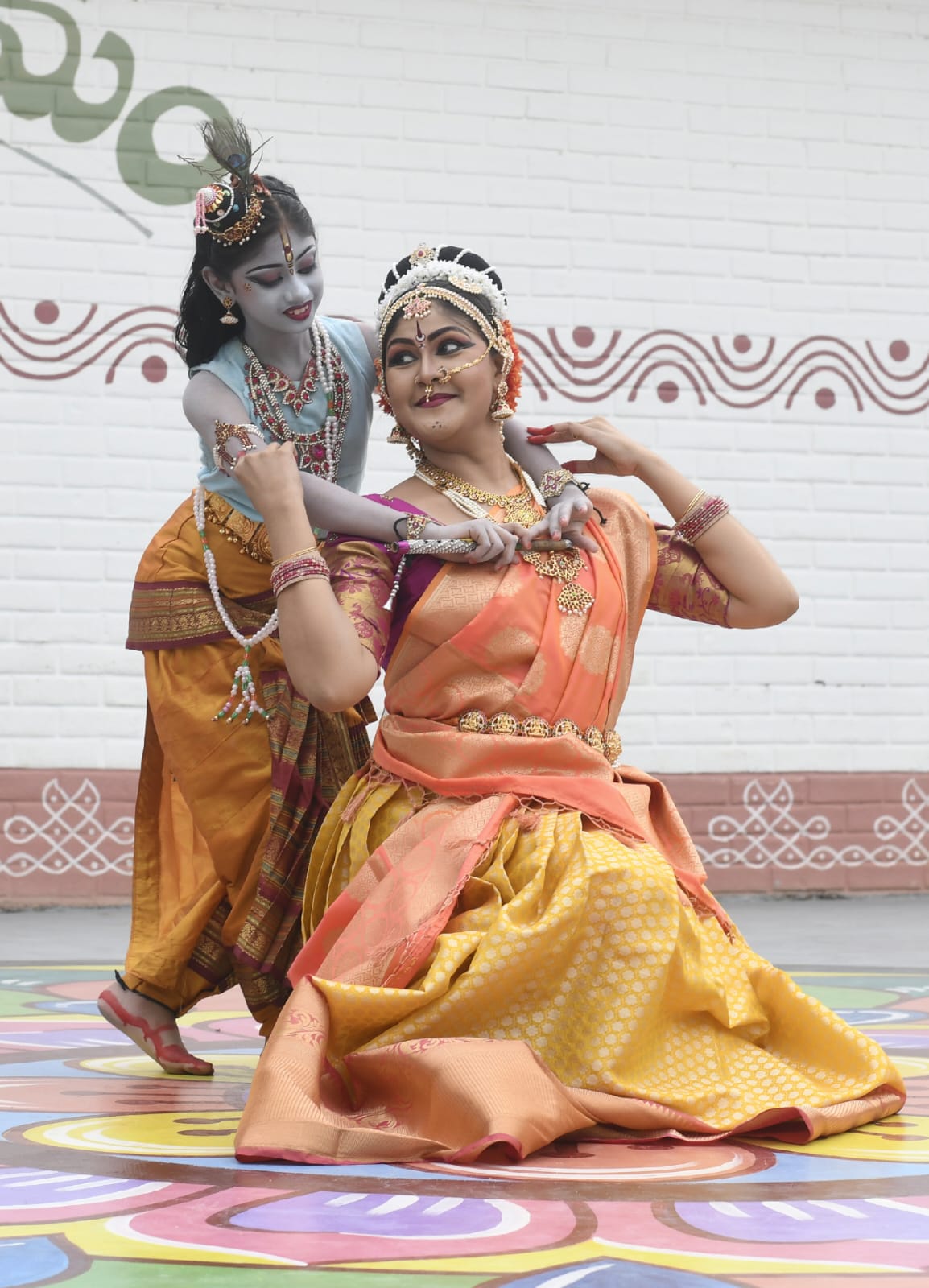 Bharatanatyam Krishna Poses Hare Rama Hare Krishna