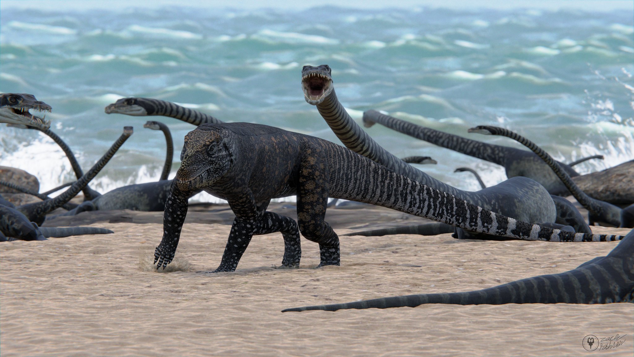 Tanystropheus Size Tanystropheus Made In Blender : R/Paleontology