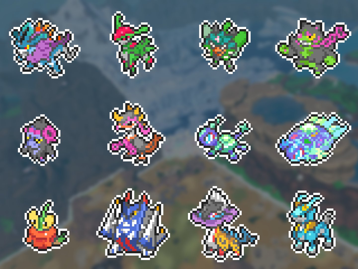 Pokémon Pixel Art Sprites Pokemon Sylveon Gen 6 Menu Sprite