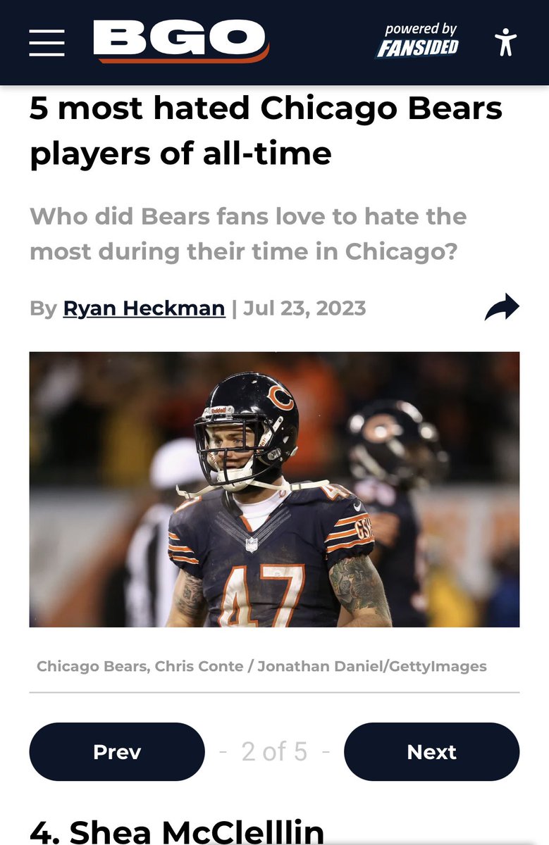 Shea Mcclellin Bears