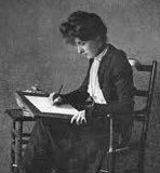 「Hilda Cowham (1873-1964) English illustrator, famous for he」Sweeney Booの漫画