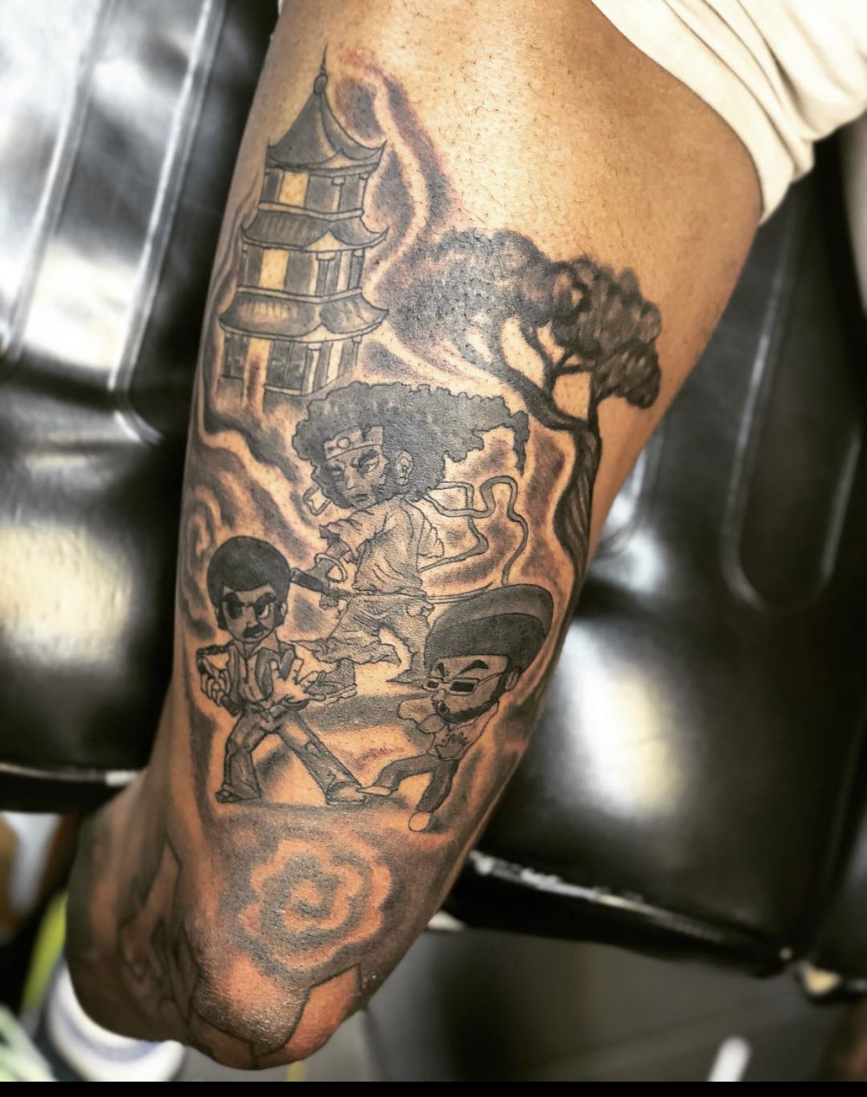 Afro Samurai Tattoo Sleeve