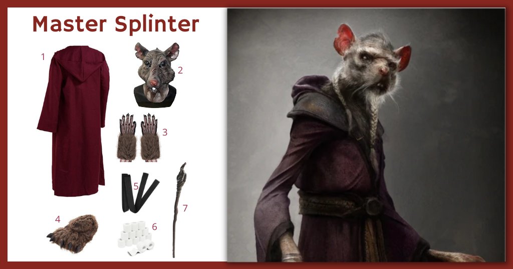 Master Splinter Costume