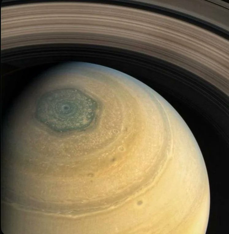 Saturn South Pole Hexagon