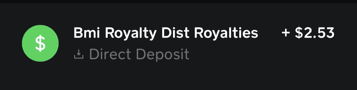 Bmi Royalty Check