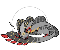 「Shh…it's nap time for Almudron!#Sunbreak」|Monster Hunterのイラスト