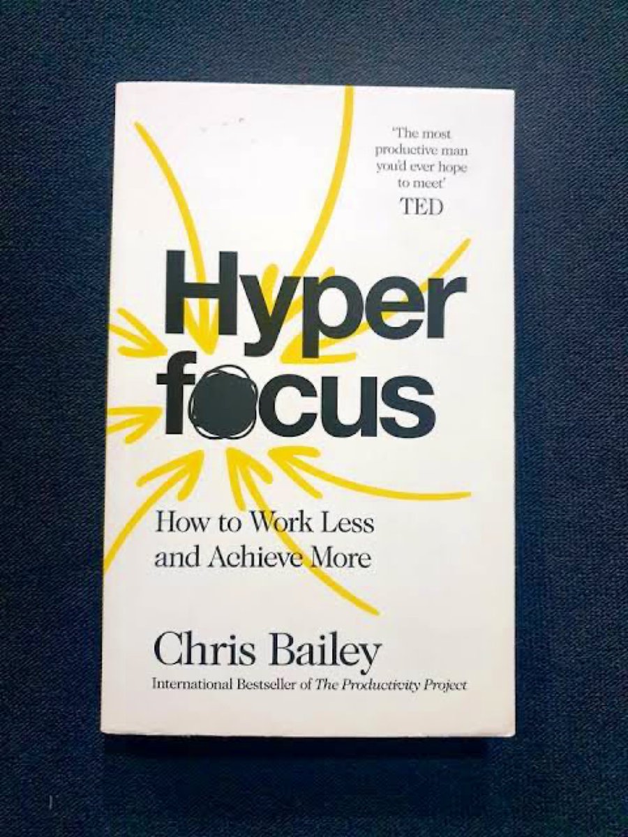 7 Books To Become Laser Focused 1. Hyperfocus - Thread from Leaders 𝕏 ...