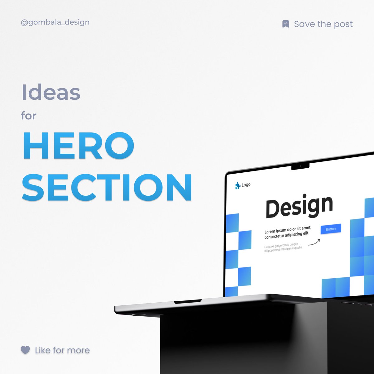 The HERO SECTION must be the most interesting on the whole site ...