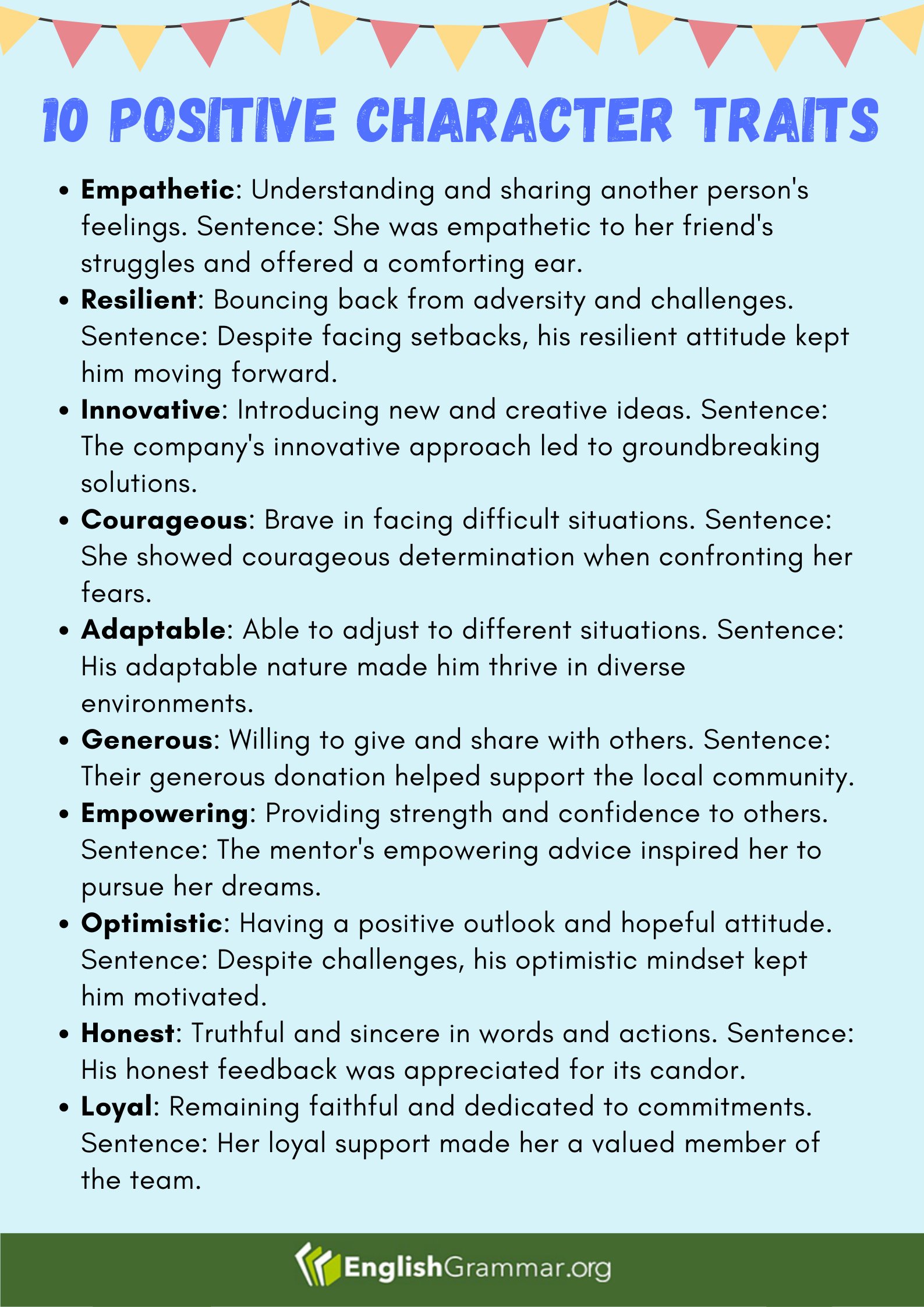 Free Printable Good Character Traits Free Printable Good, 40% OFF