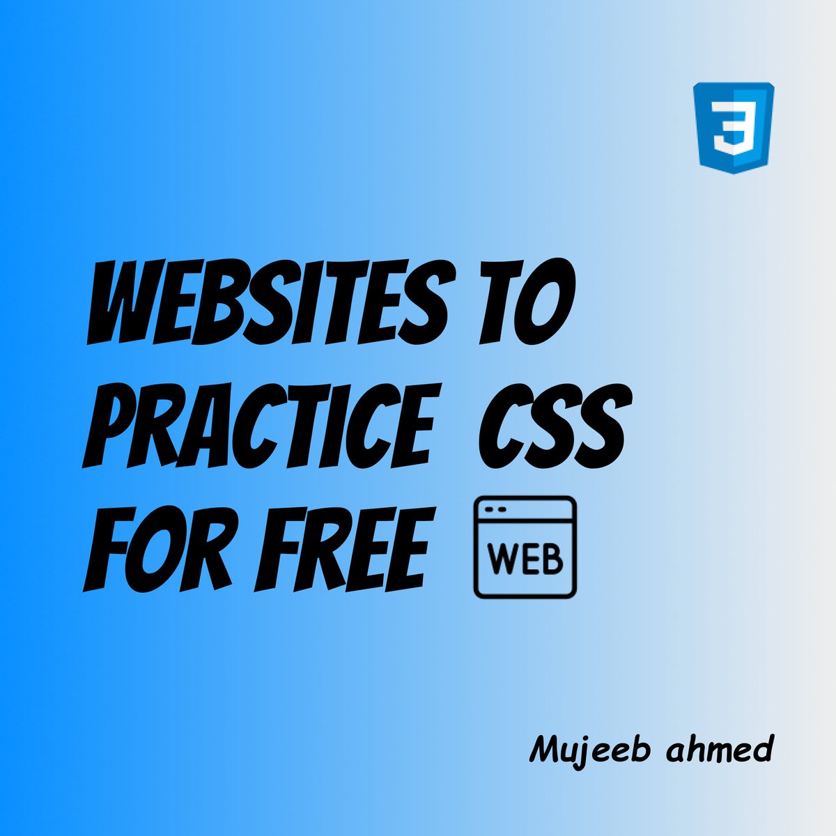 Master CSS for free🔥 Best Websites 👇🏻 - Thread from Mujeeb Ahmed @hey ...