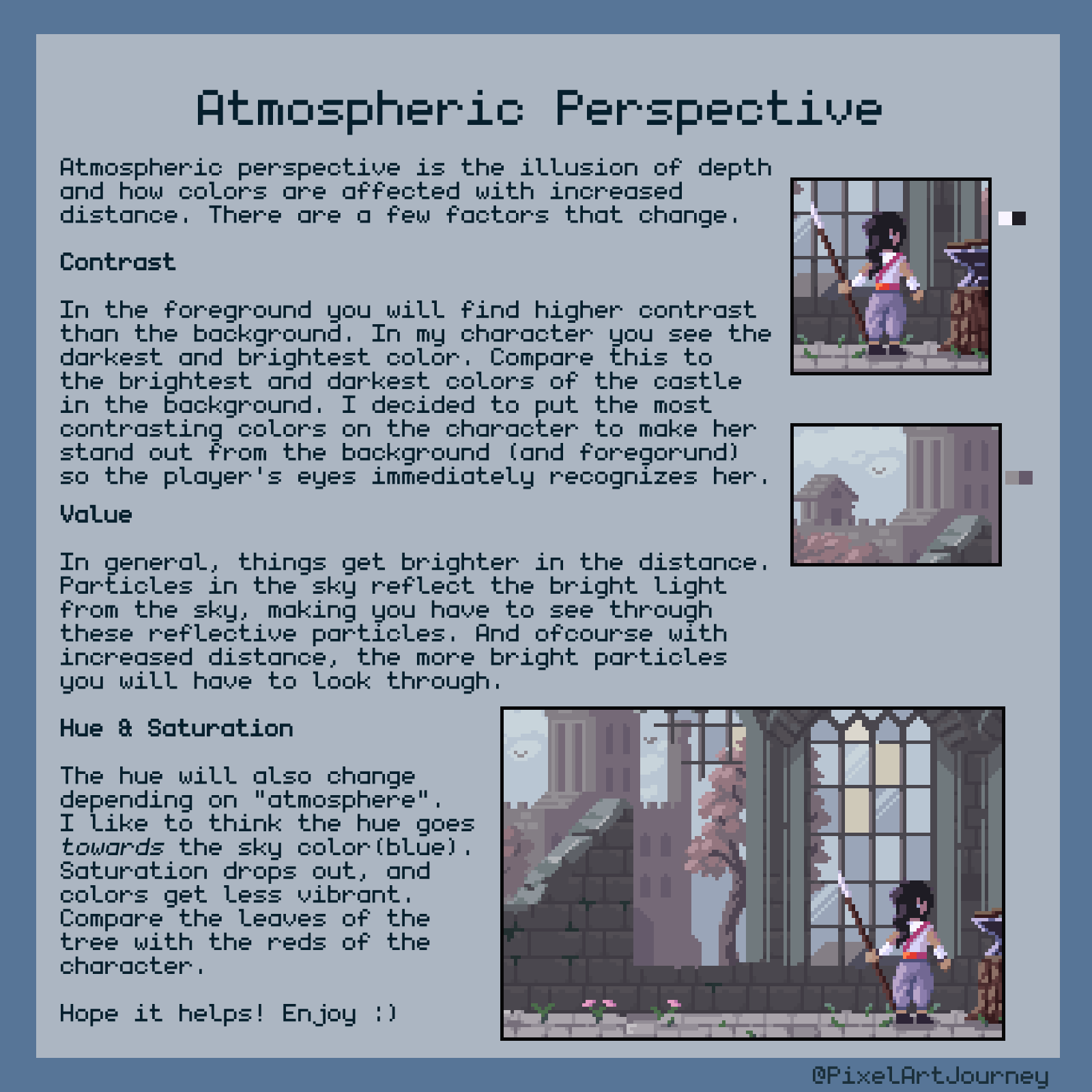 Aerial Perspective Illusion