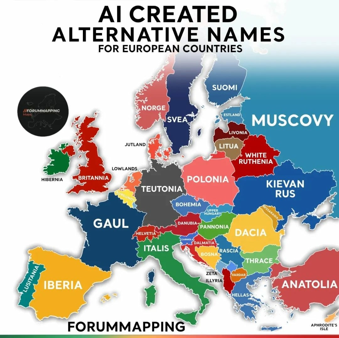 Names Of Countries In Europe