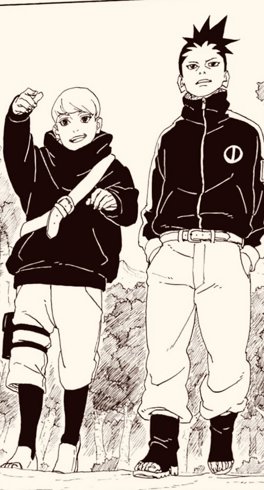 「I always want Inojin to have backpack (i dunno why probably 」MondayMintの漫画