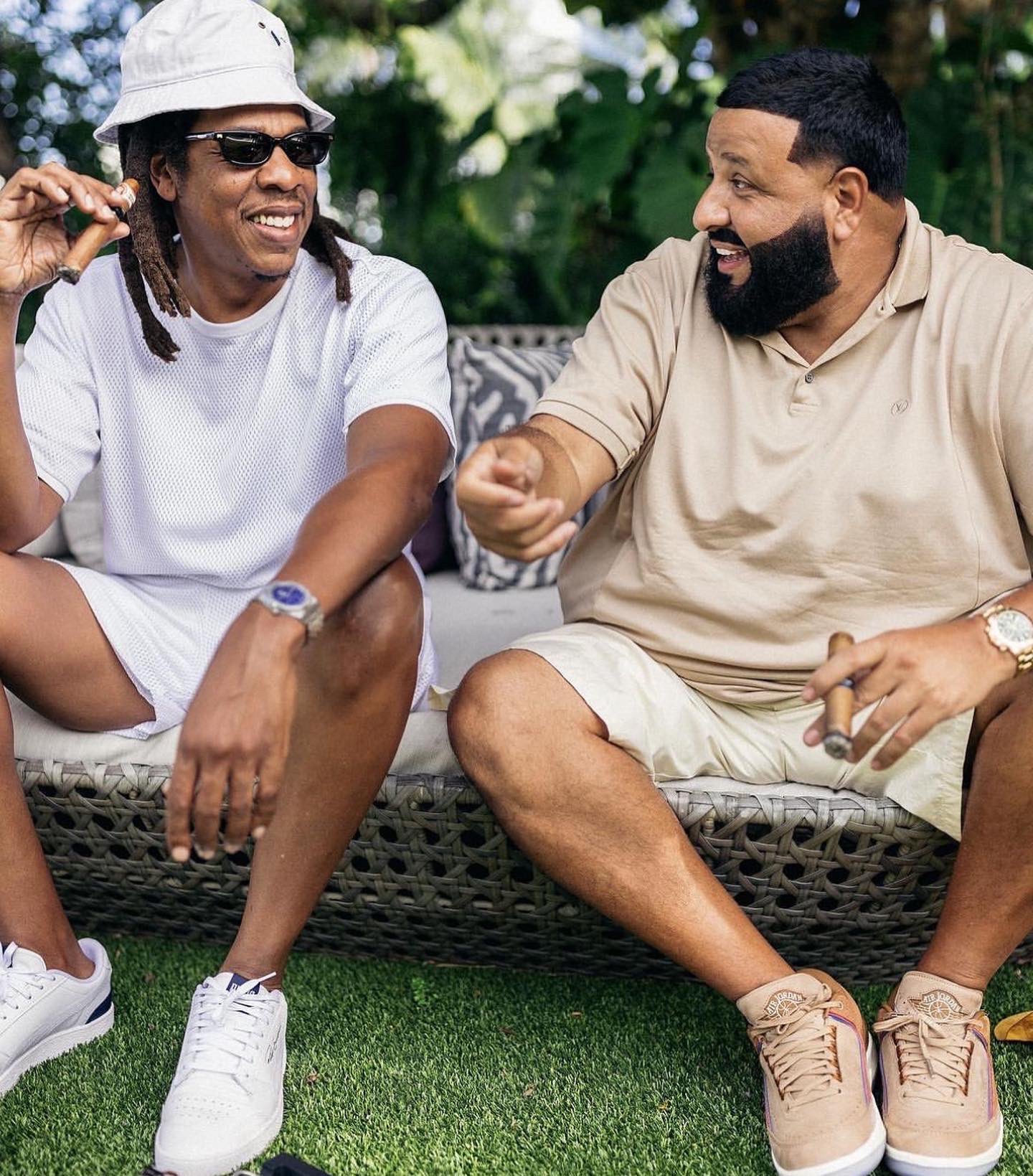 VERY APPRECIATED: DJ Khaled having a meeting with Jay Z at his mansion ...