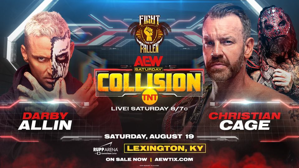 Aug 19, 2023 AEW Collision Discussion Thread: Darby Allin vs Christian Cage, Willow vs Diamante ...
