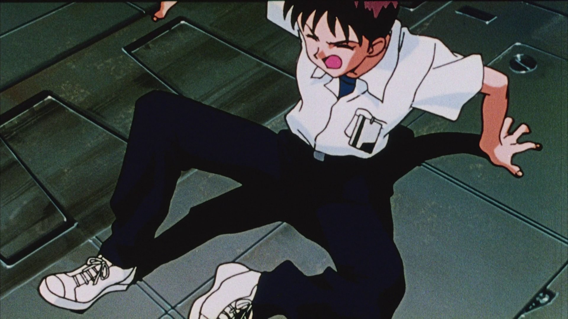 Neon Genesis Evangelion Shinji Sad