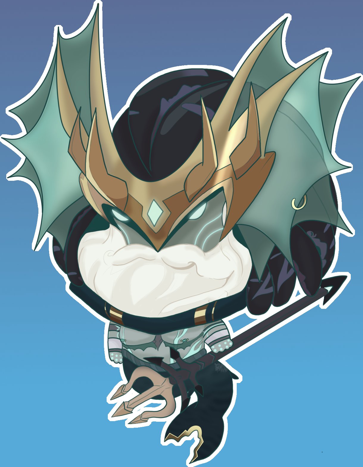 Poseidon Chibi