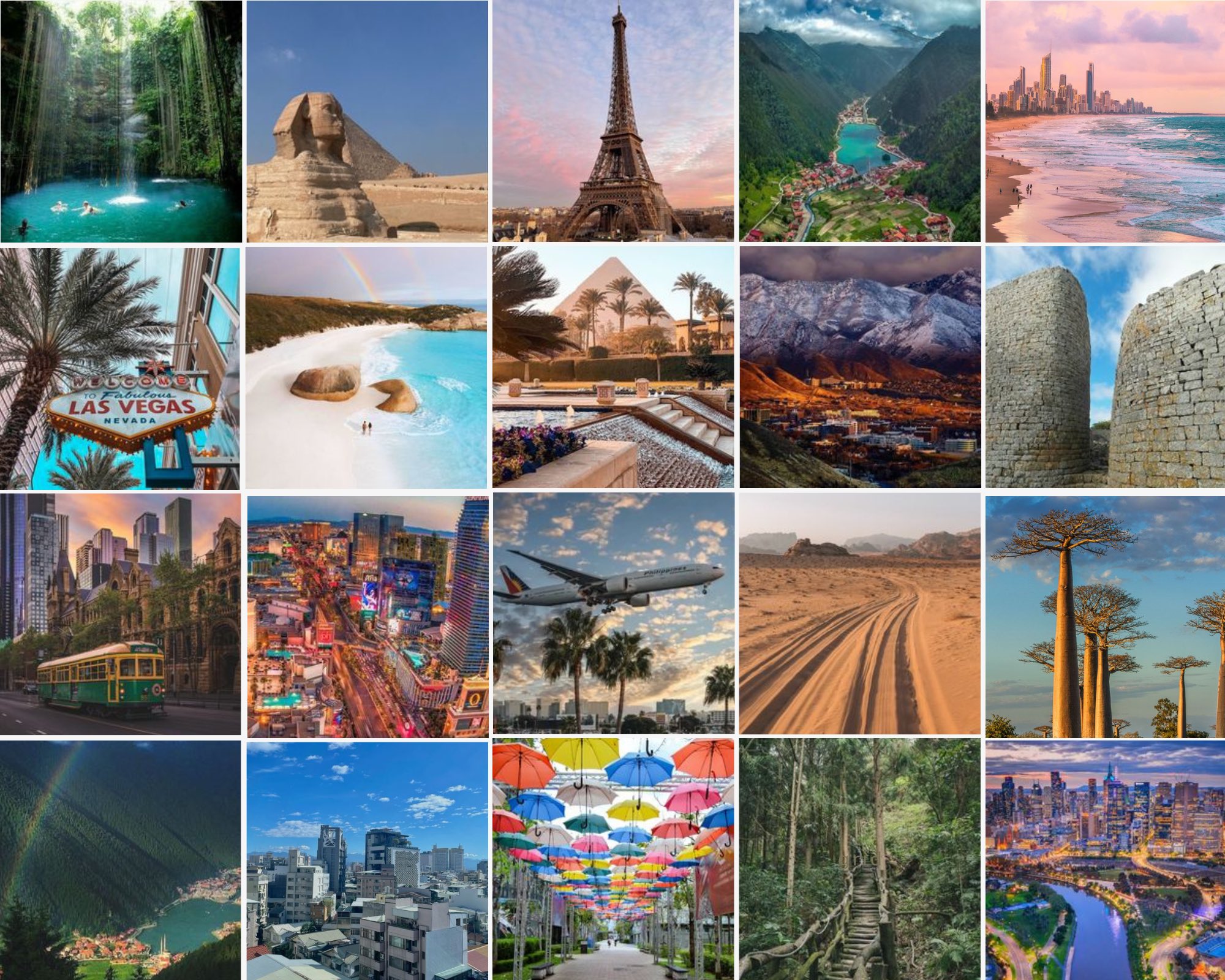 Cities Of The World Collage