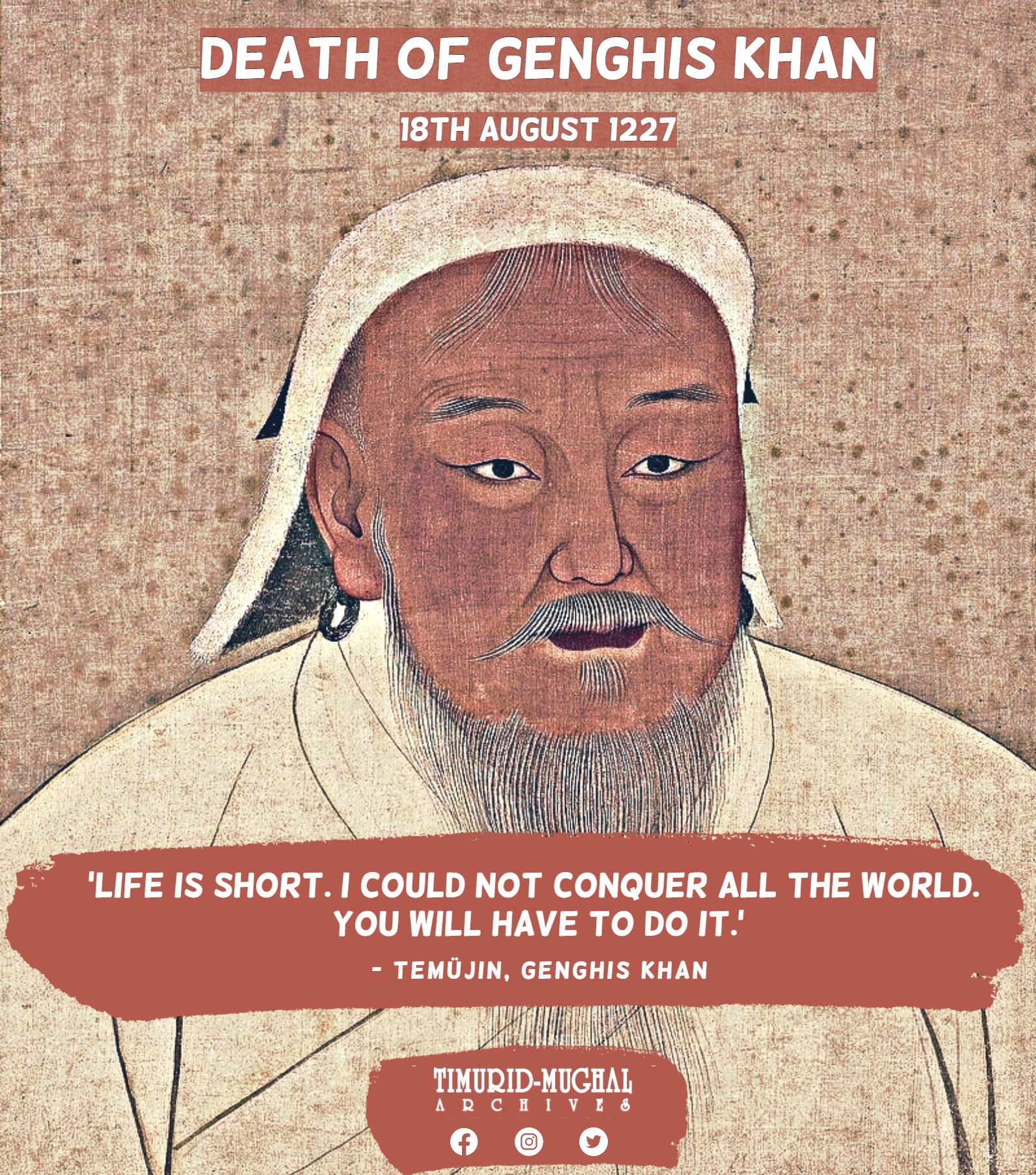 Genghis Khan Quotes Life
