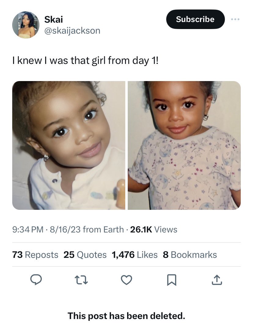 Skai Jackson Baby Pictures