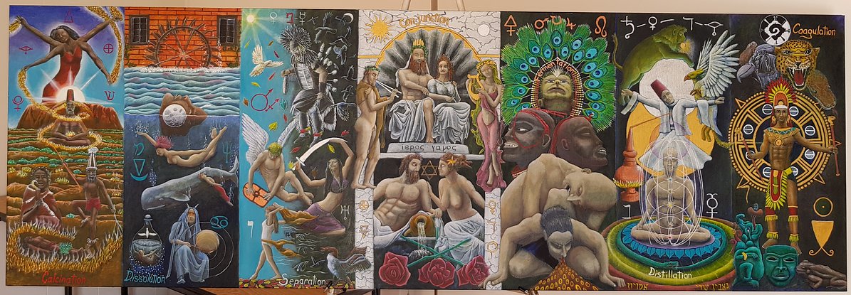 Alchemy: The Black Art 🧵 The Seven Operations of the Alchemical Opus ...