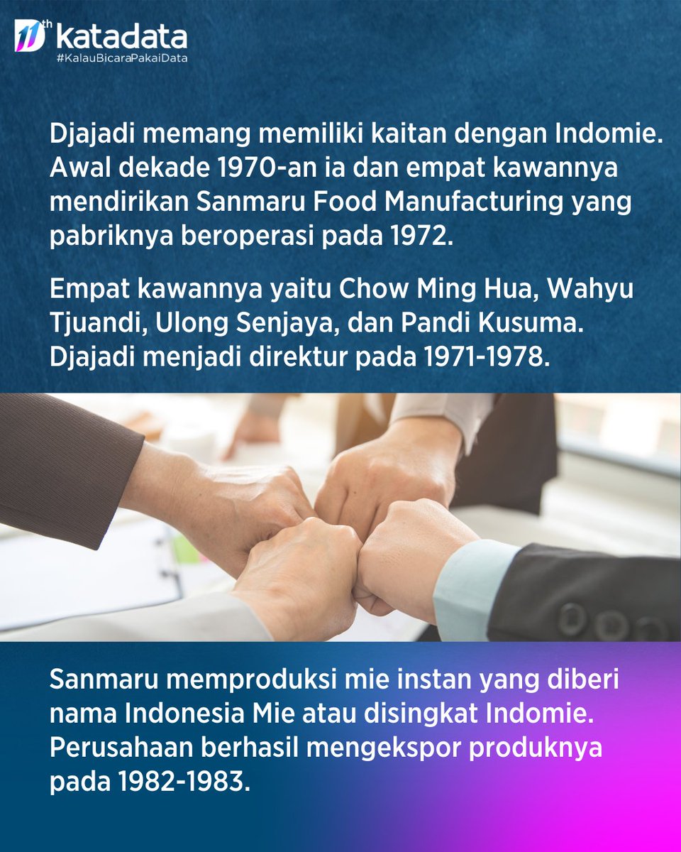 Djajadi Djaja, pendiri PT Jakarta Tama yang memproduksi Mie Gaga ...