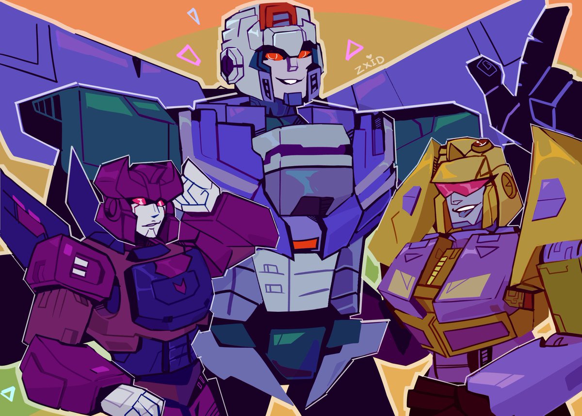 「TF Octane, Atrotrain and Blitzwing || #T」|zaeed 🇦🇷のイラスト