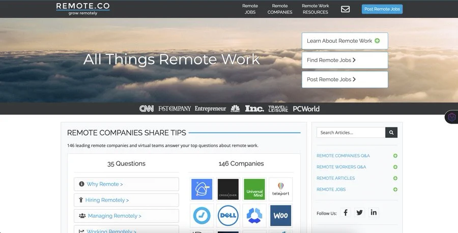Remote jobs are the future. 16 websites that Pay USD Salaries for ...