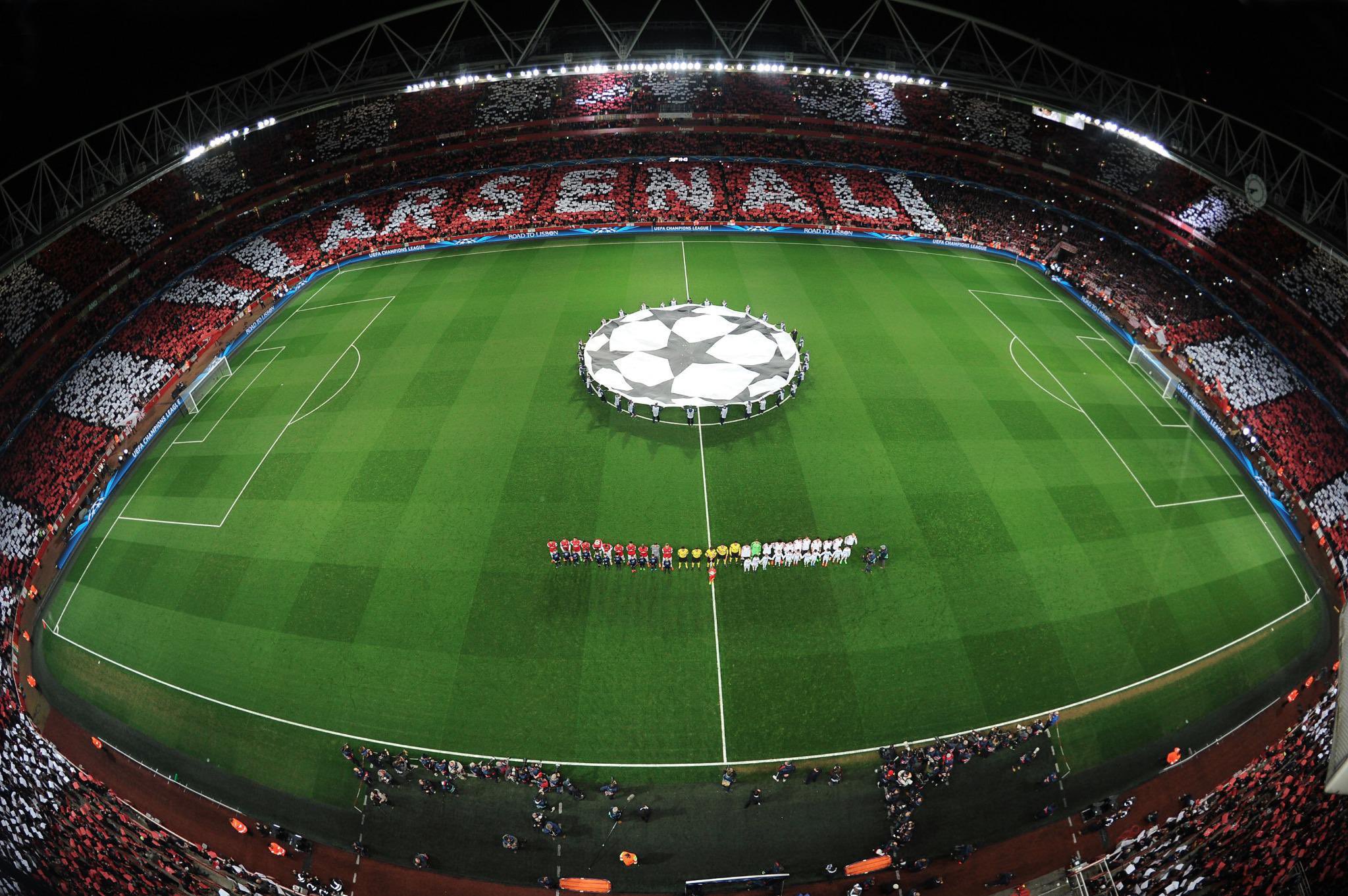 Arsenal Stadium At Night