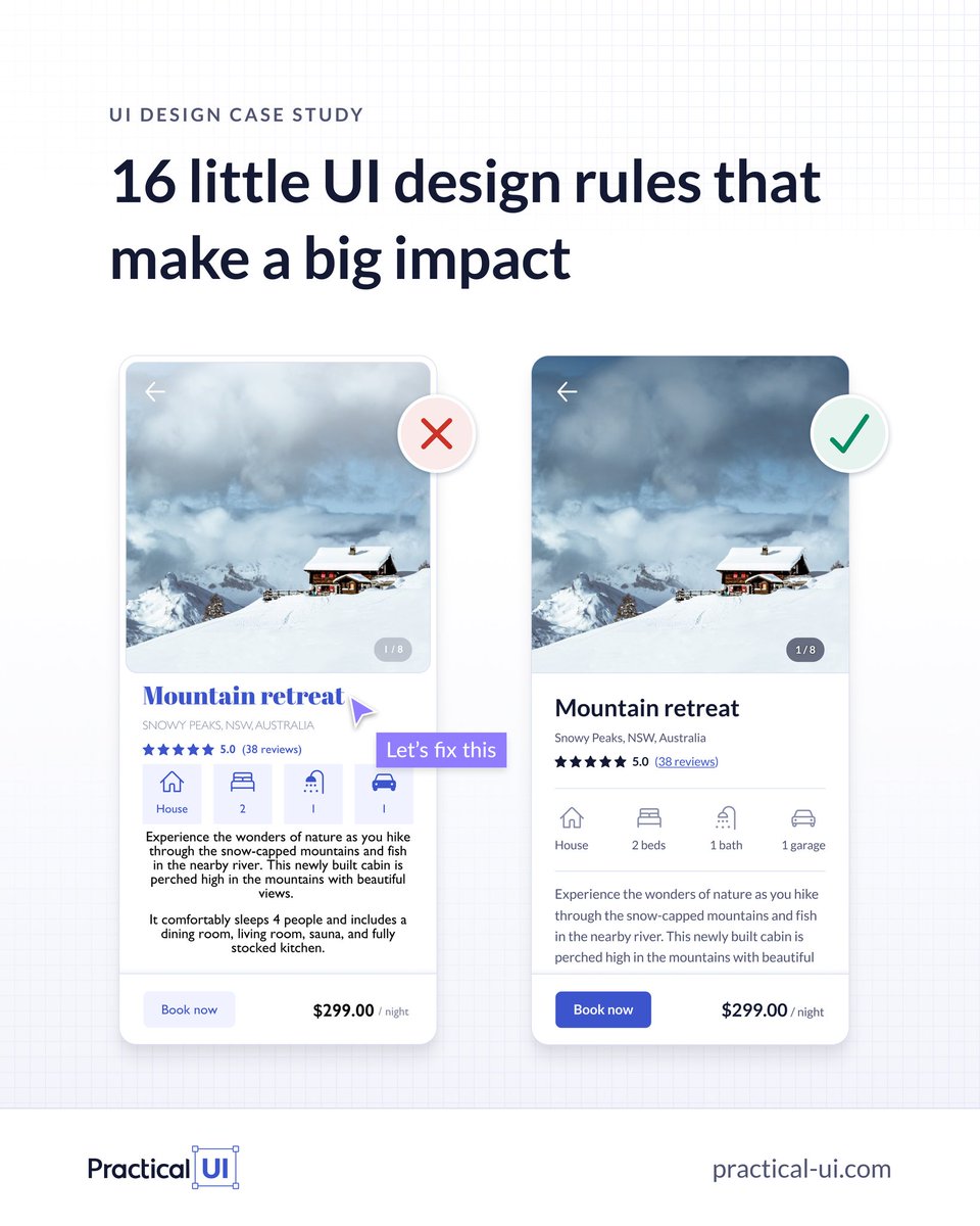 💥 16 little UI design rules that make a big impact UI design might ...
