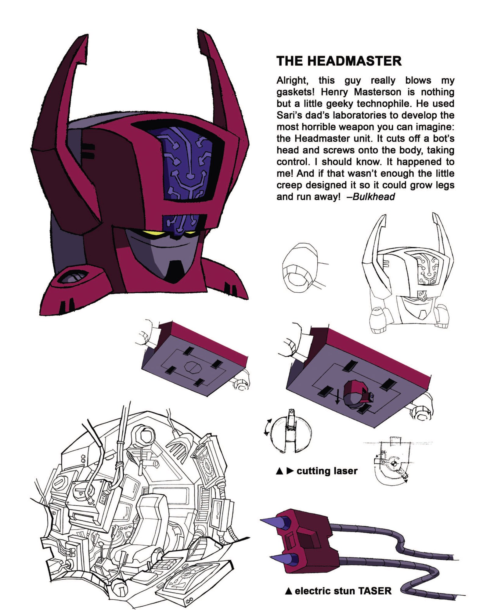 Headmaster Transformers Animated