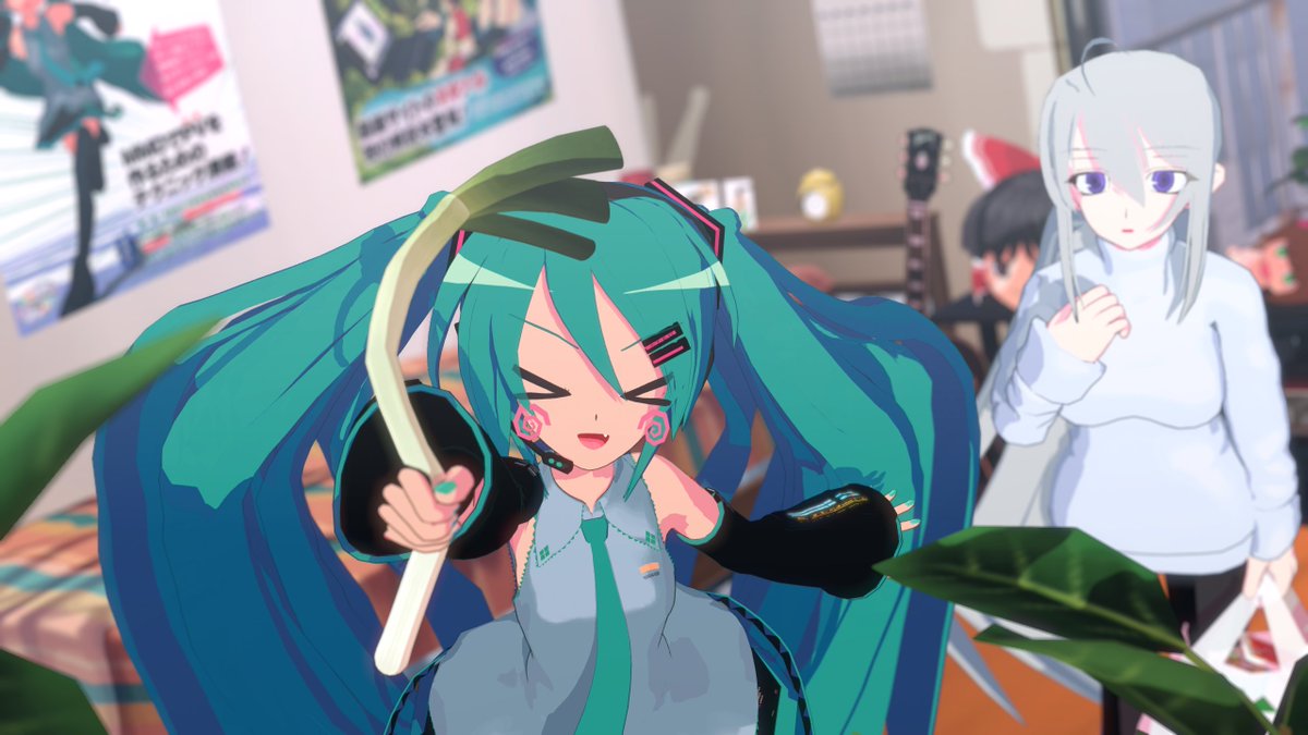 初音ミク ,鏡音リン ,メイコ(VOCALOID) 「Hello, everyone!at 6PM today, (about 4 h ...