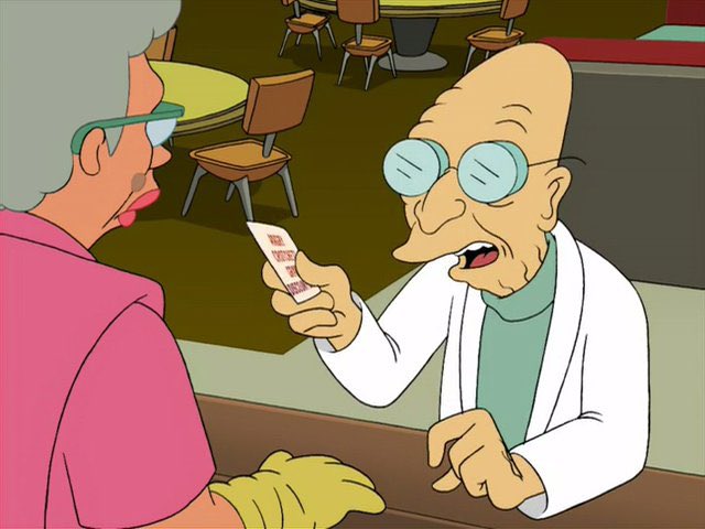 Professor Farnsworth Angry