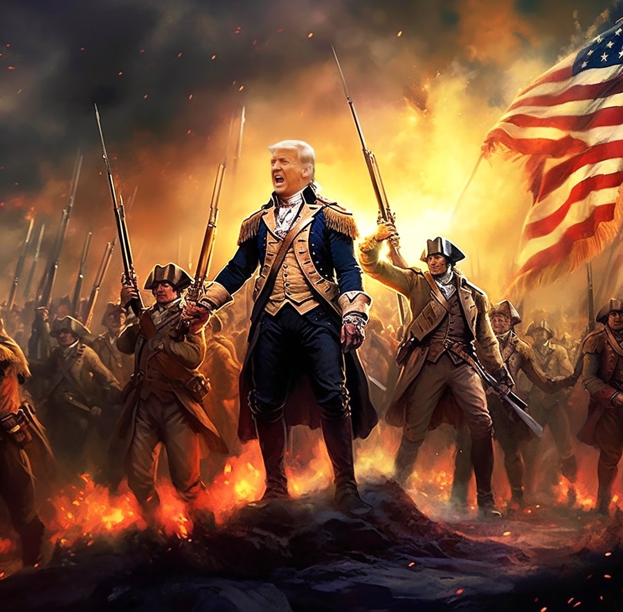 Revolutionary War Paintings Wallpaper