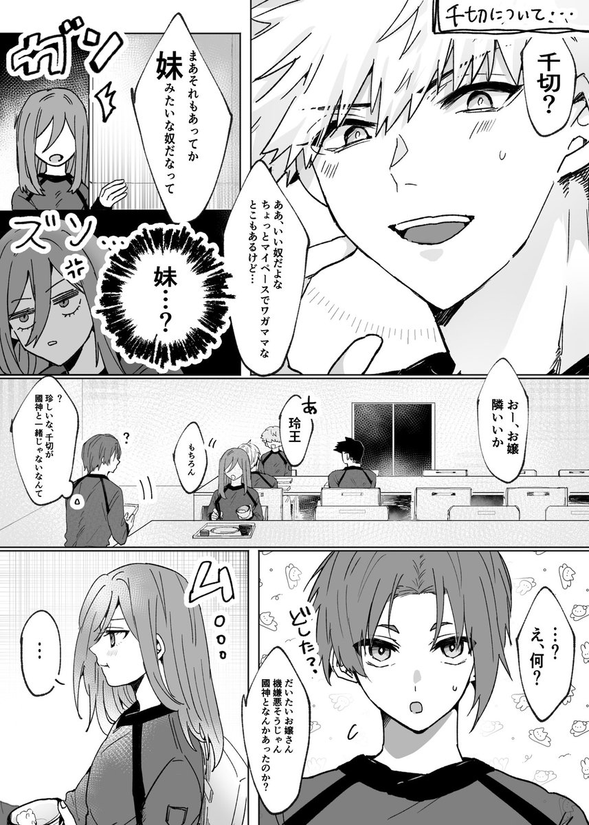 「ラッキース ベの kncg♀︎ ⚠️女体化♀︎」ししまの漫画