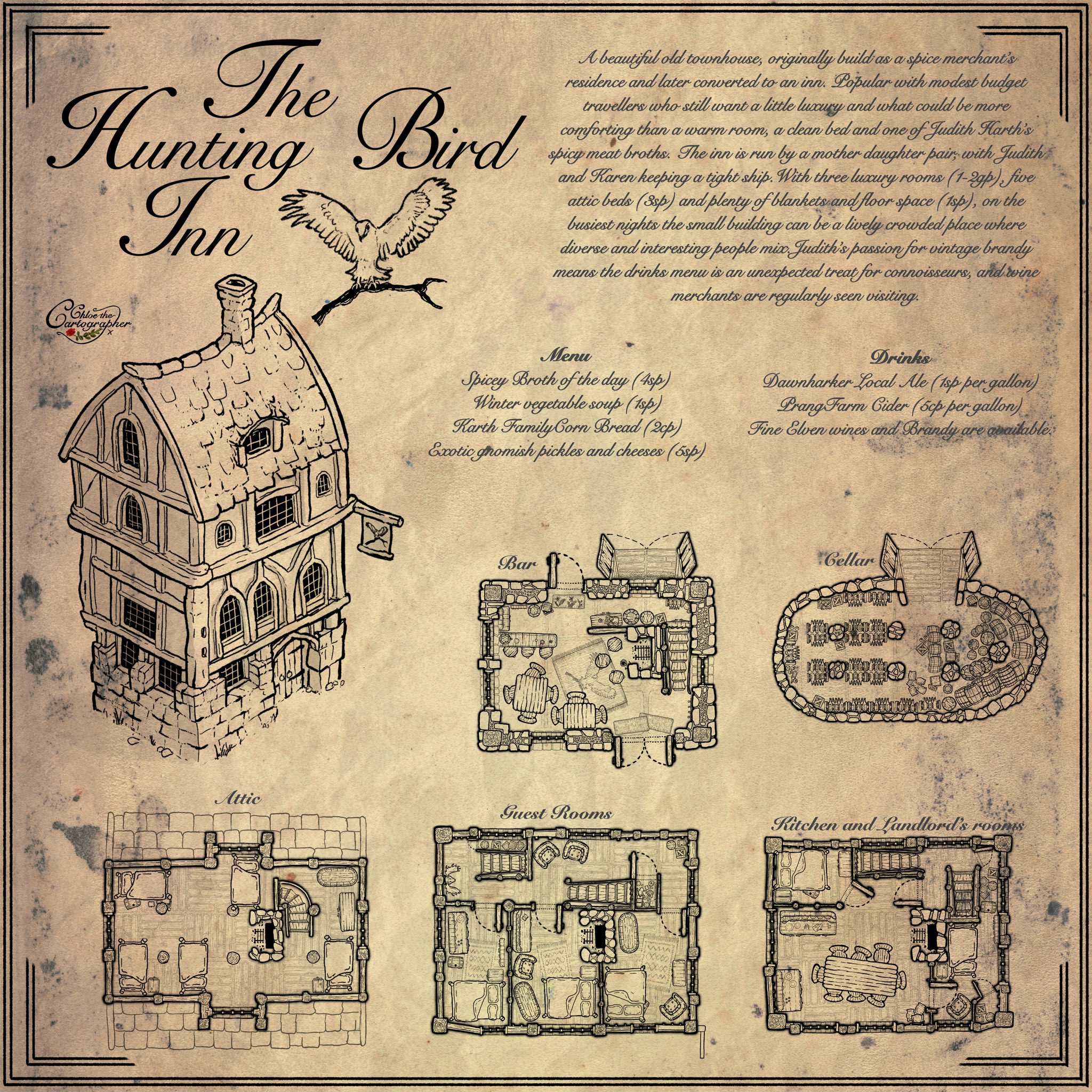 Medieval Inn Layout