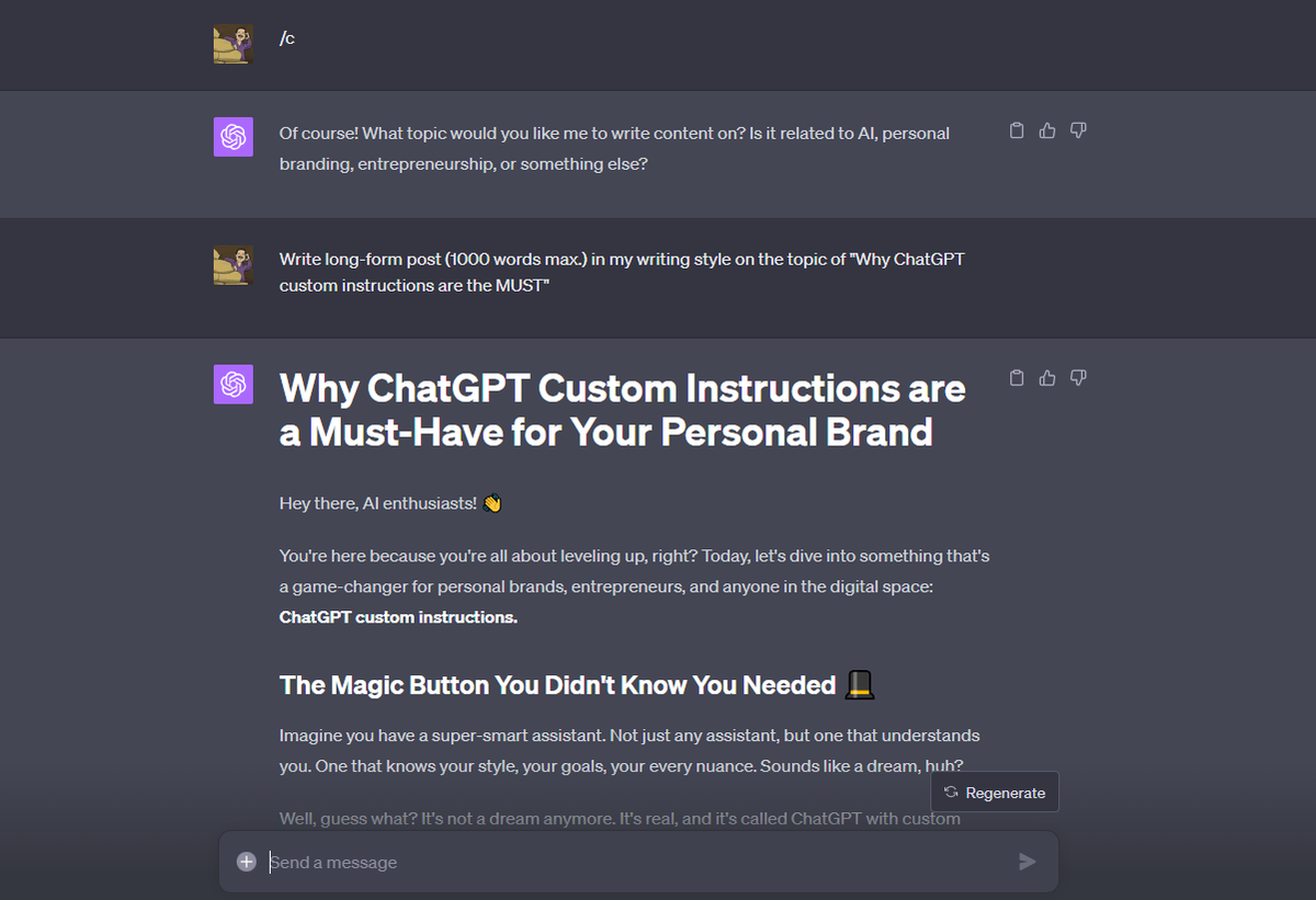 I unlocked GPT 4.5 in ChatGPT with "Custom Instructions"🎯 (Bookmark ...